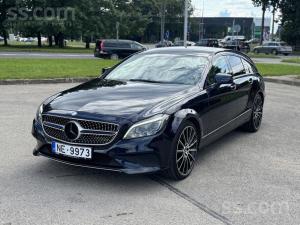 Blue Mercedes-Benz CLS 350 2014 in Riga, with an engine capacity of 3.00 L and mileage of 325 thousand km for 14990 €, photo  on AUTOMOTO.COM.LV