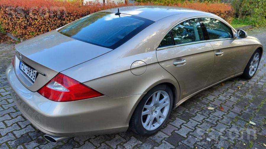 Brown Mercedes-Benz CLS 350 2005 in Ventspils, with an engine capacity of 3.50 L and mileage of 120 thousand km for 9950 €, photo 4 on AUTOMOTO.COM.LV