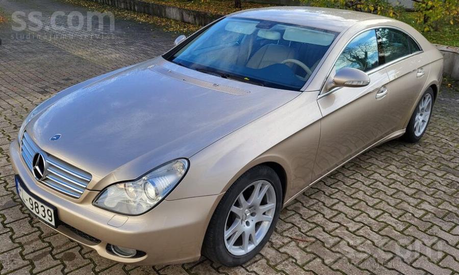 Brown Mercedes-Benz CLS 350 2005 in Ventspils, with an engine capacity of 3.50 L and mileage of 120 thousand km for 9950 €, photo 5 on AUTOMOTO.COM.LV