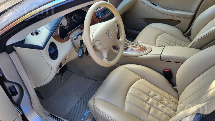 Brown Mercedes-Benz CLS 350 2005 in Ventspils, with an engine capacity of 3.50 L and mileage of 120 thousand km for 9950 €, photo 9 on AUTOMOTO.COM.LV