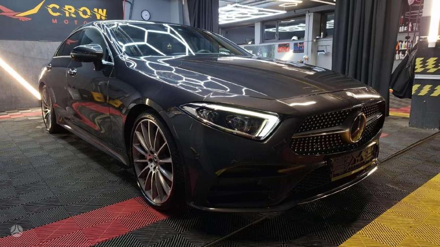 Mercedes-Benz CLS 350 2019 in Vilnius, with an engine capacity of 2.93 L and mileage of 199 thousand km for 29900 €, photo 8 on AUTOMOTO.COM.LV