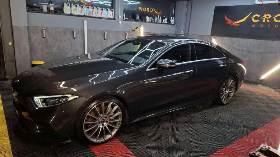 Mercedes-Benz CLS 350 2019 in Vilnius, with an engine capacity of 2.93 L and mileage of 199 thousand km for 29900 €, photo 9 on AUTOMOTO.COM.LV