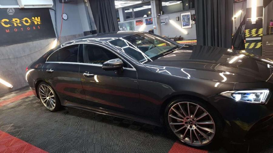Mercedes-Benz CLS 350 2019 in Vilnius, with an engine capacity of 2.93 L and mileage of 199 thousand km for 29900 €, photo 12 on AUTOMOTO.COM.LV