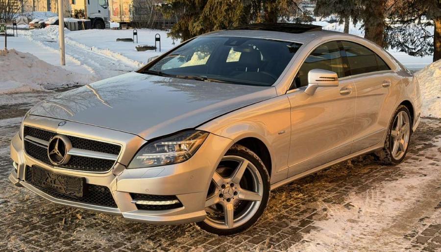 Grey Mercedes-Benz CLS 350 2011 in Kaunas, with an engine capacity of 3.50 L and mileage of 188 thousand km for 10900 €, photo 7 on AUTOMOTO.COM.LV