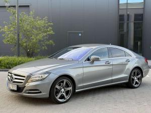 Grey Mercedes-Benz CLS 350 2011 in Vilnius, with an engine capacity of 2.99 L and mileage of 314 thousand km for 12300 €, photo 4 on AUTOMOTO.COM.LV