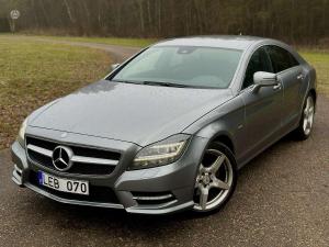 Pelēks Mercedes-Benz CLS 350 2012 Viļņa, ar dzinēja tilpumu 2.99 L un nobraukumu 335 tūkst. km par 13500 €, foto  vietnē AUTOMOTO.COM.LV