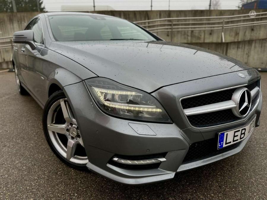 Pelēks Mercedes-Benz CLS 350 2012 Viļņa, ar dzinēja tilpumu 2.99 L un nobraukumu 335 tūkst. km par 13500 €, foto 10 vietnē AUTOMOTO.COM.LV