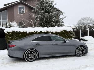 Grey Mercedes-Benz CLS 350 2018 in Vilnius, with an engine capacity of 2.93 L and mileage of 257 thousand km for 27900 €, photo 5 on AUTOMOTO.COM.LV