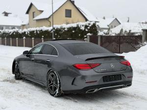 Grey Mercedes-Benz CLS 350 2018 in Vilnius, with an engine capacity of 2.93 L and mileage of 257 thousand km for 27900 €, photo 8 on AUTOMOTO.COM.LV