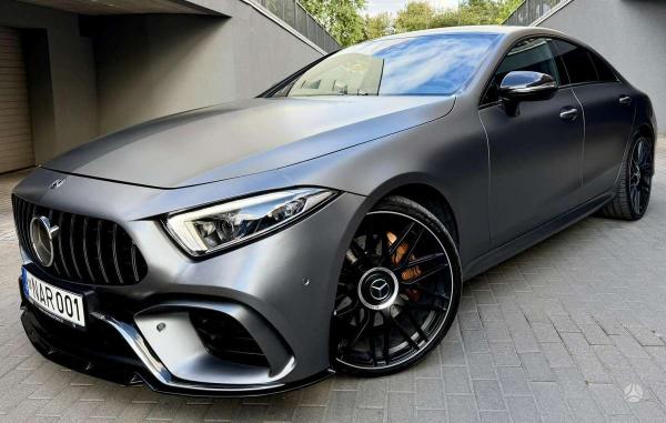 Pelēks Mercedes-Benz CLS 350 2019 Kauņa, ar dzinēja tilpumu 2.93 L un nobraukumu 123 tūkst. km par 35400 €, foto 2 vietnē AUTOMOTO.COM.LV