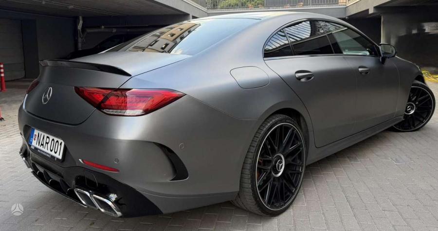 Pelēks Mercedes-Benz CLS 350 2019 Kauņa, ar dzinēja tilpumu 2.93 L un nobraukumu 123 tūkst. km par 35400 €, foto 4 vietnē AUTOMOTO.COM.LV