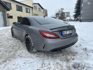 Grey Mercedes-Benz CLS 350 2012 in Jonava, with an engine capacity of 3.00 L and mileage of 302 thousand km for 15250 €, photo 3 on AUTOMOTO.COM.LV