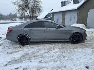 Grey Mercedes-Benz CLS 350 2012 in Jonava, with an engine capacity of 3.00 L and mileage of 302 thousand km for 15250 €, photo 6 on AUTOMOTO.COM.LV