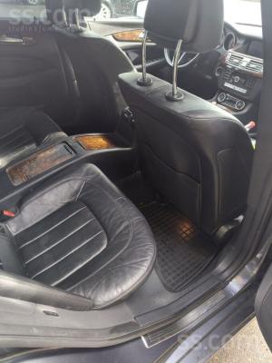 Grey Mercedes-Benz CLS 350 2013 in Riga, with an engine capacity of 3.00 L and mileage of 222 thousand km for 13500 €, photo 8 on AUTOMOTO.COM.LV