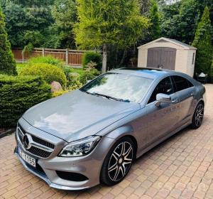 Grey Mercedes-Benz CLS 350 2015 in Jurmala, with an engine capacity of 3.00 L and mileage of 207 thousand km for 19900 €, photo  on AUTOMOTO.COM.LV