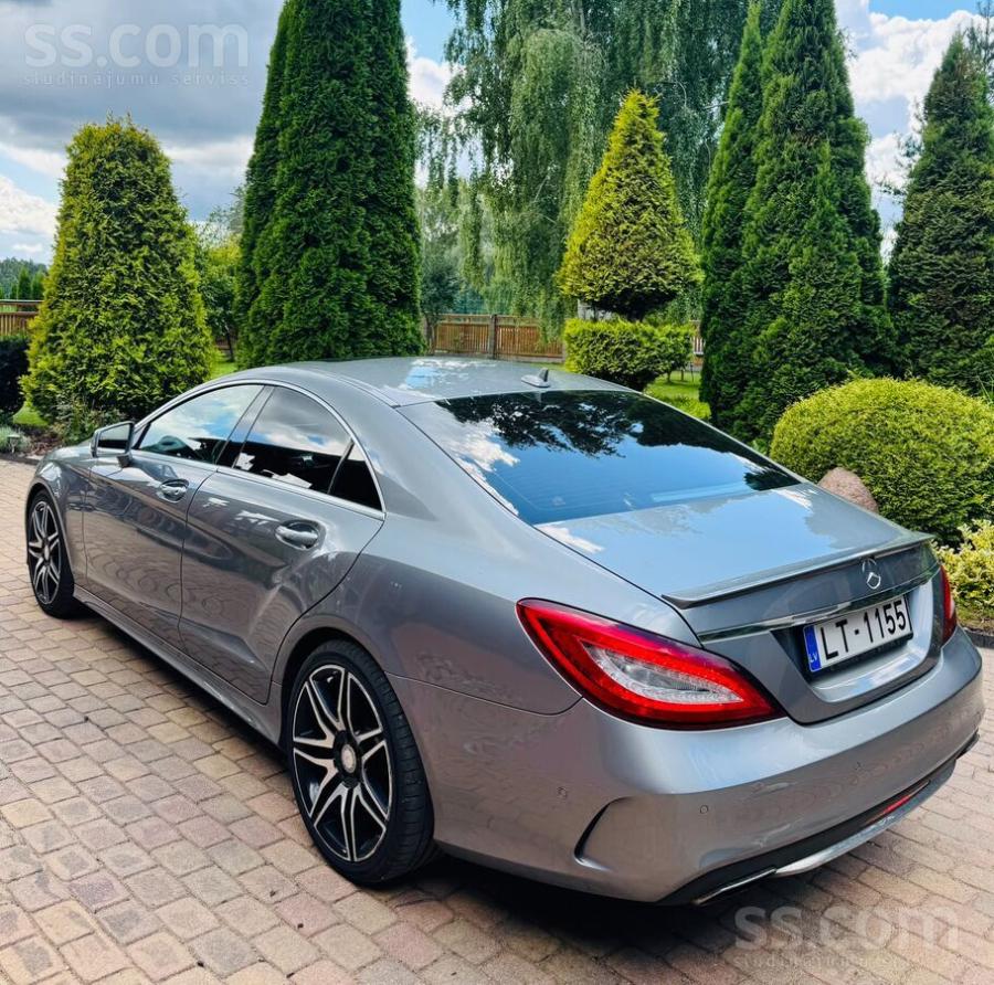 Pelēks Mercedes-Benz CLS 350 2015 Jūrmala, ar dzinēja tilpumu 3.00 L un nobraukumu 207 tūkst. km par 19900 €, foto 3 vietnē AUTOMOTO.COM.LV