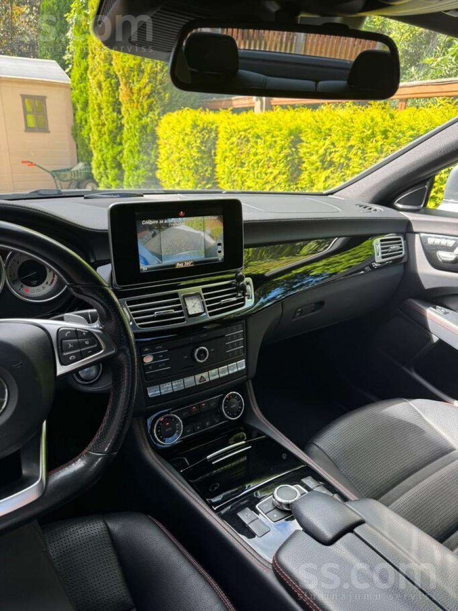 Pelēks Mercedes-Benz CLS 350 2015 Jūrmala, ar dzinēja tilpumu 3.00 L un nobraukumu 207 tūkst. km par 19900 €, foto 12 vietnē AUTOMOTO.COM.LV