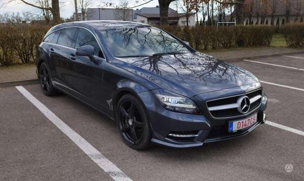Pelēks Mercedes-Benz CLS 350 2013 Kauņa, ar dzinēja tilpumu 2.99 L un nobraukumu 300 tūkst. km par 12400 €, foto 1 vietnē AUTOMOTO.COM.LV