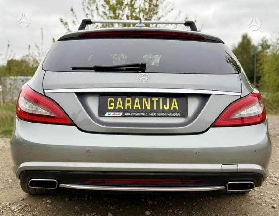Grey Mercedes-Benz CLS 350 2013 in Siauliai, with an engine capacity of 2.99 L and mileage of 272 thousand km for 13750 €, photo 7 on AUTOMOTO.COM.LV