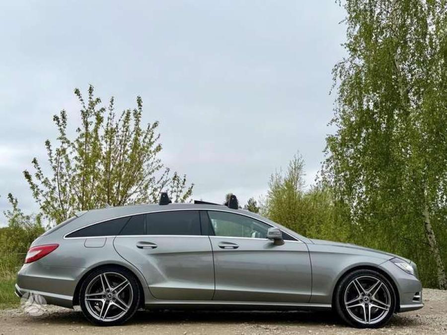 Grey Mercedes-Benz CLS 350 2013 in Siauliai, with an engine capacity of 2.99 L and mileage of 272 thousand km for 13750 €, photo 15 on AUTOMOTO.COM.LV