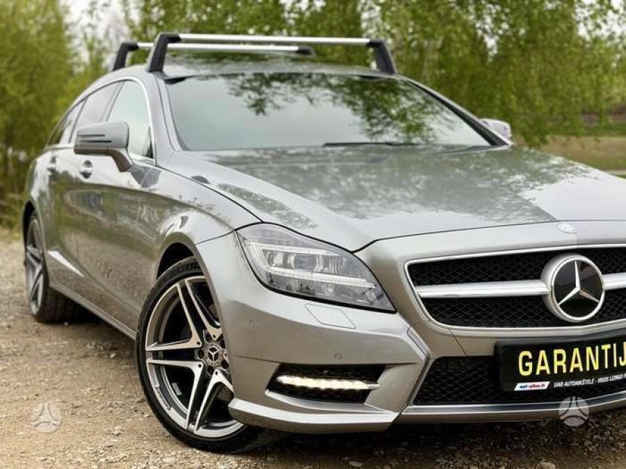 Grey Mercedes-Benz CLS 350 2013 in Siauliai, with an engine capacity of 2.99 L and mileage of 272 thousand km for 13750 €, photo 16 on AUTOMOTO.COM.LV