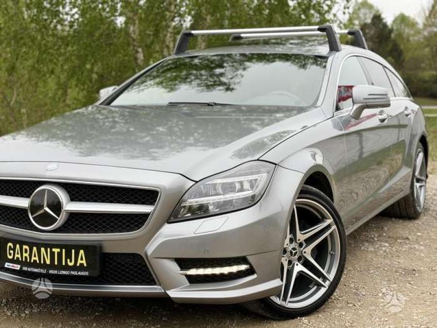 Grey Mercedes-Benz CLS 350 2013 in Siauliai, with an engine capacity of 2.99 L and mileage of 272 thousand km for 13750 €, photo 17 on AUTOMOTO.COM.LV