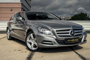 Grey Mercedes-Benz CLS 350 2013 in Riga, with an engine capacity of 3.00 L and mileage of 236 thousand km for 12990 €, photo 4 on AUTOMOTO.COM.LV