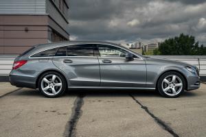 Grey Mercedes-Benz CLS 350 2013 in Riga, with an engine capacity of 3.00 L and mileage of 236 thousand km for 12990 €, photo 7 on AUTOMOTO.COM.LV
