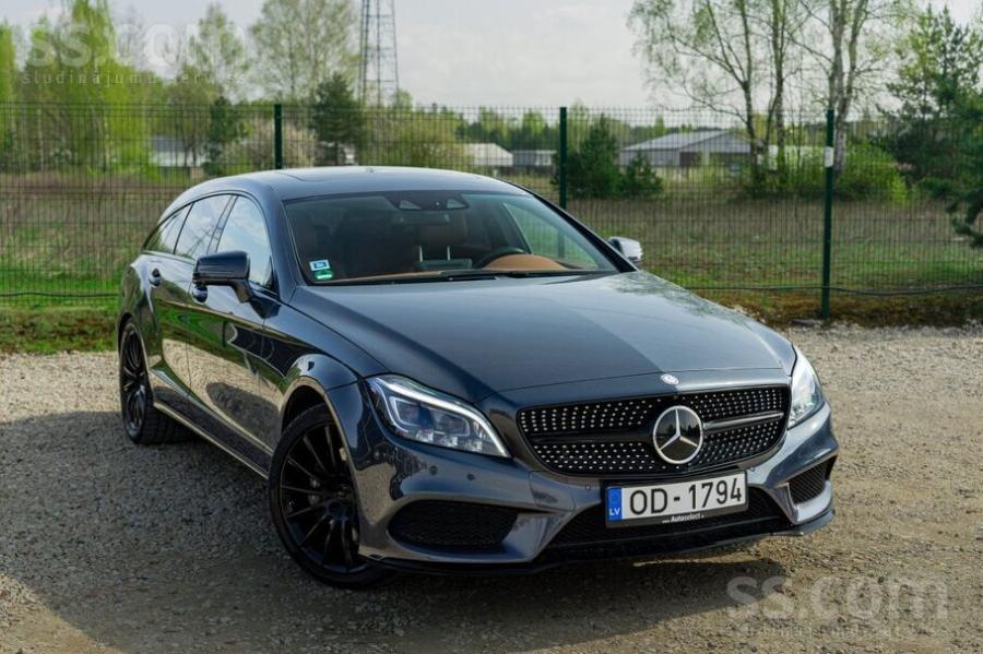 Pelēks Mercedes-Benz CLS 350 2015 Rīga, ar dzinēja tilpumu 3.00 L un nobraukumu 0 tūkst. km par 18990 €, foto 3 vietnē AUTOMOTO.COM.LV