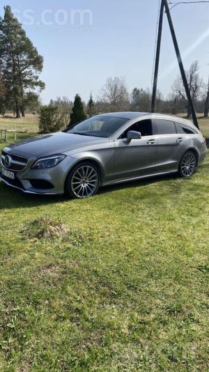Grey Mercedes-Benz CLS 350 2015 in Riga, with an engine capacity of 3.00 L and mileage of 210 thousand km for 18500 €, photo 3 on AUTOMOTO.COM.LV