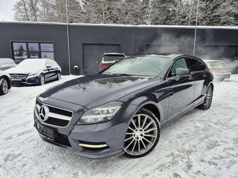 Pelēks Mercedes-Benz CLS 350 2015 Utena, ar dzinēja tilpumu 2.99 L un nobraukumu 312 tūkst. km par 12490 €, foto 1 vietnē AUTOMOTO.COM.LV
