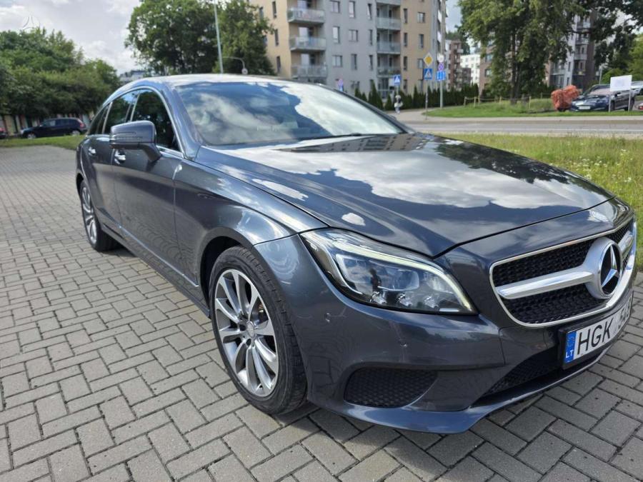 Серый Мерседес ЦЛС 350 2015 в Вильнюс, объемом двигателя 2.99 л и пробегом 289 тыс. км за 15500 €, фото 1 на AUTOMOTO.COM.LV