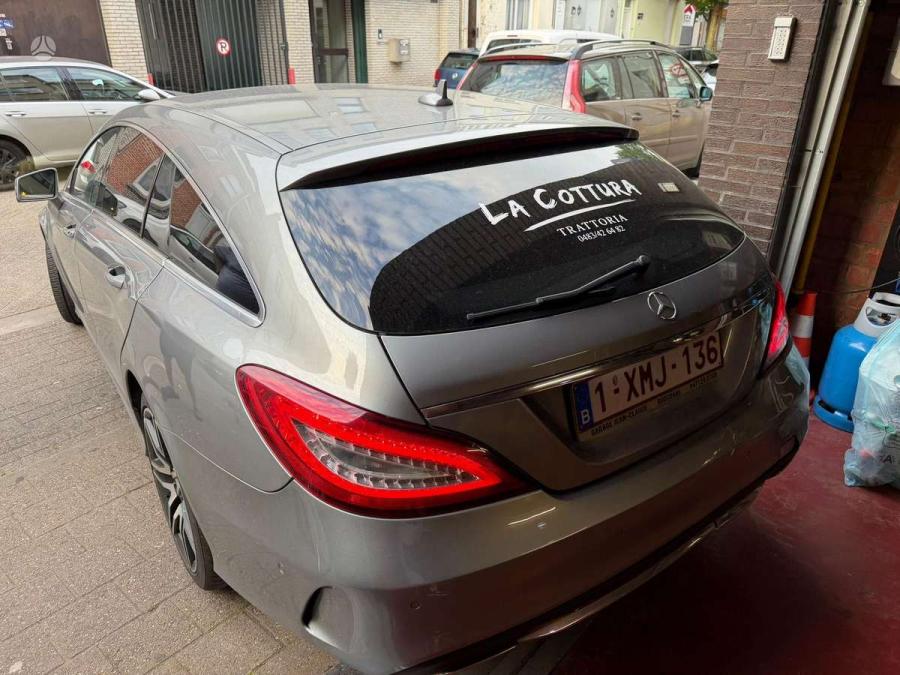 Pelēks Mercedes-Benz CLS 350 2016 Utena, ar dzinēja tilpumu 2.99 L un nobraukumu 221 tūkst. km par 13700 €, foto 5 vietnē AUTOMOTO.COM.LV