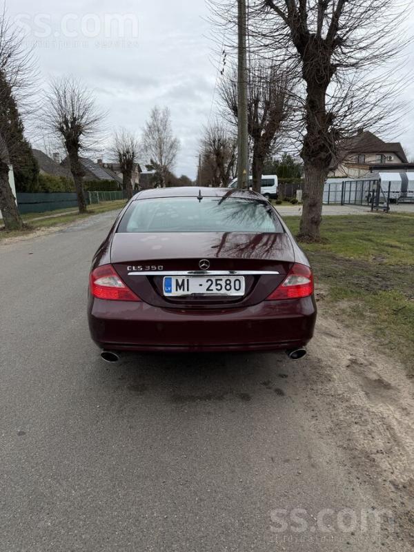 Sarkans Mercedes-Benz CLS 350 2005 Rīga, ar dzinēja tilpumu 3.50 L un nobraukumu 250 tūkst. km par 5222 €, foto 4 vietnē AUTOMOTO.COM.LV