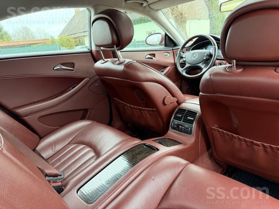 Red Mercedes-Benz CLS 350 2005 in Riga, with an engine capacity of 3.50 L and mileage of 250 thousand km for 5222 €, photo 6 on AUTOMOTO.COM.LV