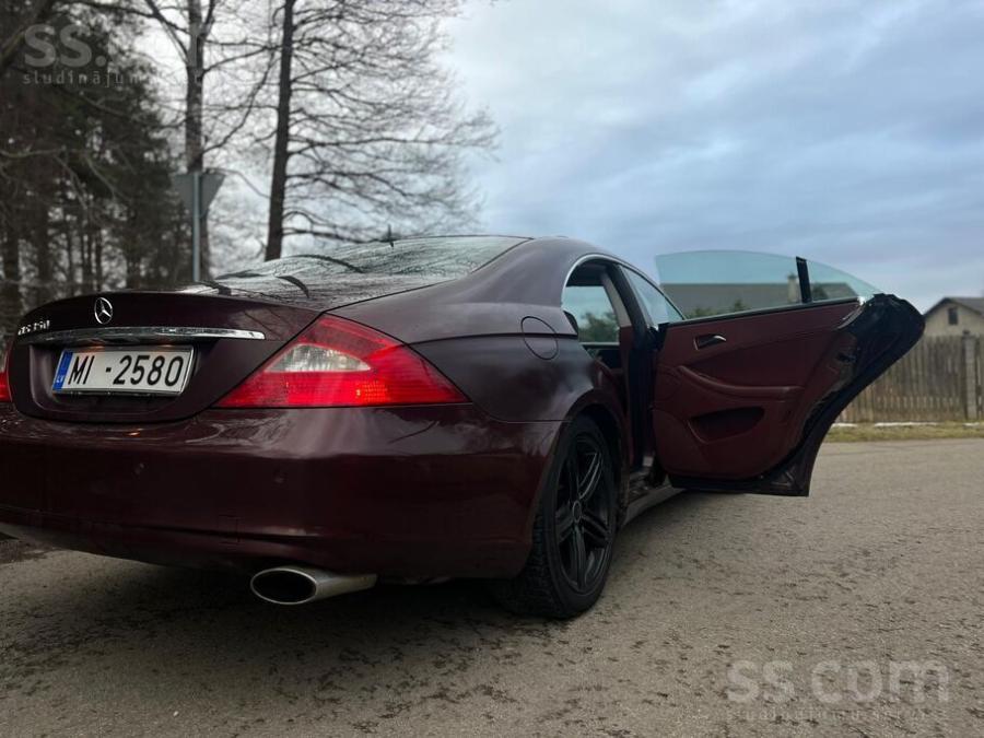 Sarkans Mercedes-Benz CLS 350 2005 Rīga, ar dzinēja tilpumu 3.50 L un nobraukumu 245 tūkst. km par 2250 €, foto 10 vietnē AUTOMOTO.COM.LV