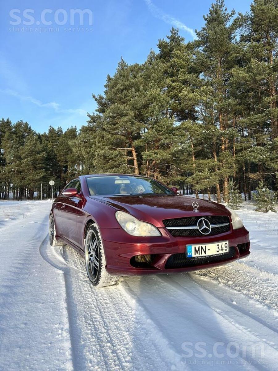 Sarkans Mercedes-Benz CLS 350 2005 Ventspils, ar dzinēja tilpumu 3.50 L un nobraukumu 260 tūkst. km par 4800 €, foto 3 vietnē AUTOMOTO.COM.LV