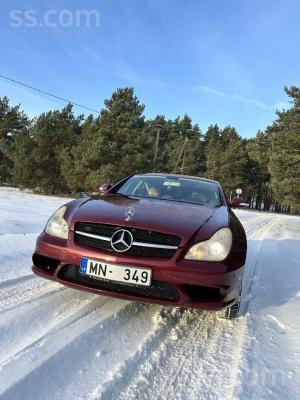 Sarkans Mercedes-Benz CLS 350 2005 Ventspils, ar dzinēja tilpumu 3.50 L un nobraukumu 260 tūkst. km par 4800 €, foto 4 vietnē AUTOMOTO.COM.LV