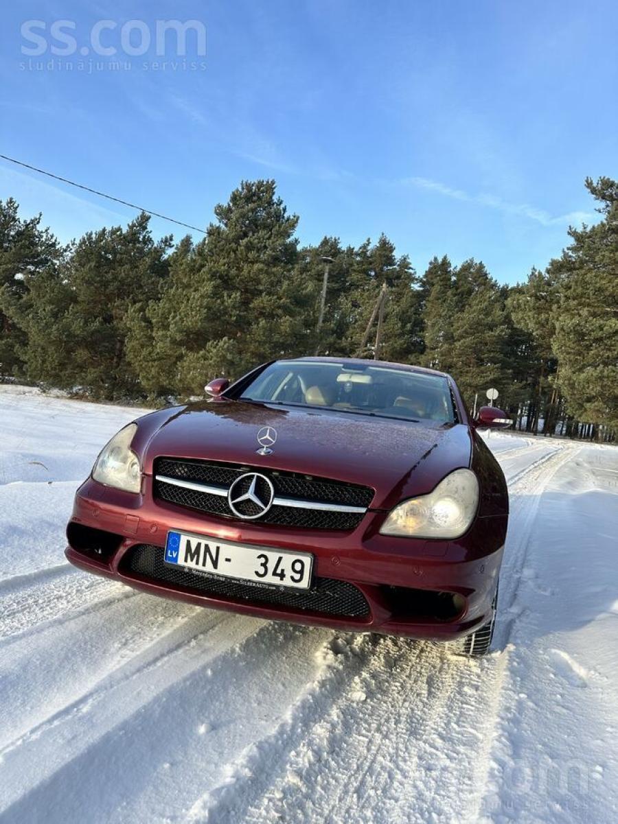 Sarkans Mercedes-Benz CLS 350 2005 Ventspils, ar dzinēja tilpumu 3.50 L un nobraukumu 260 tūkst. km par 4800 €, foto 4 vietnē AUTOMOTO.COM.LV