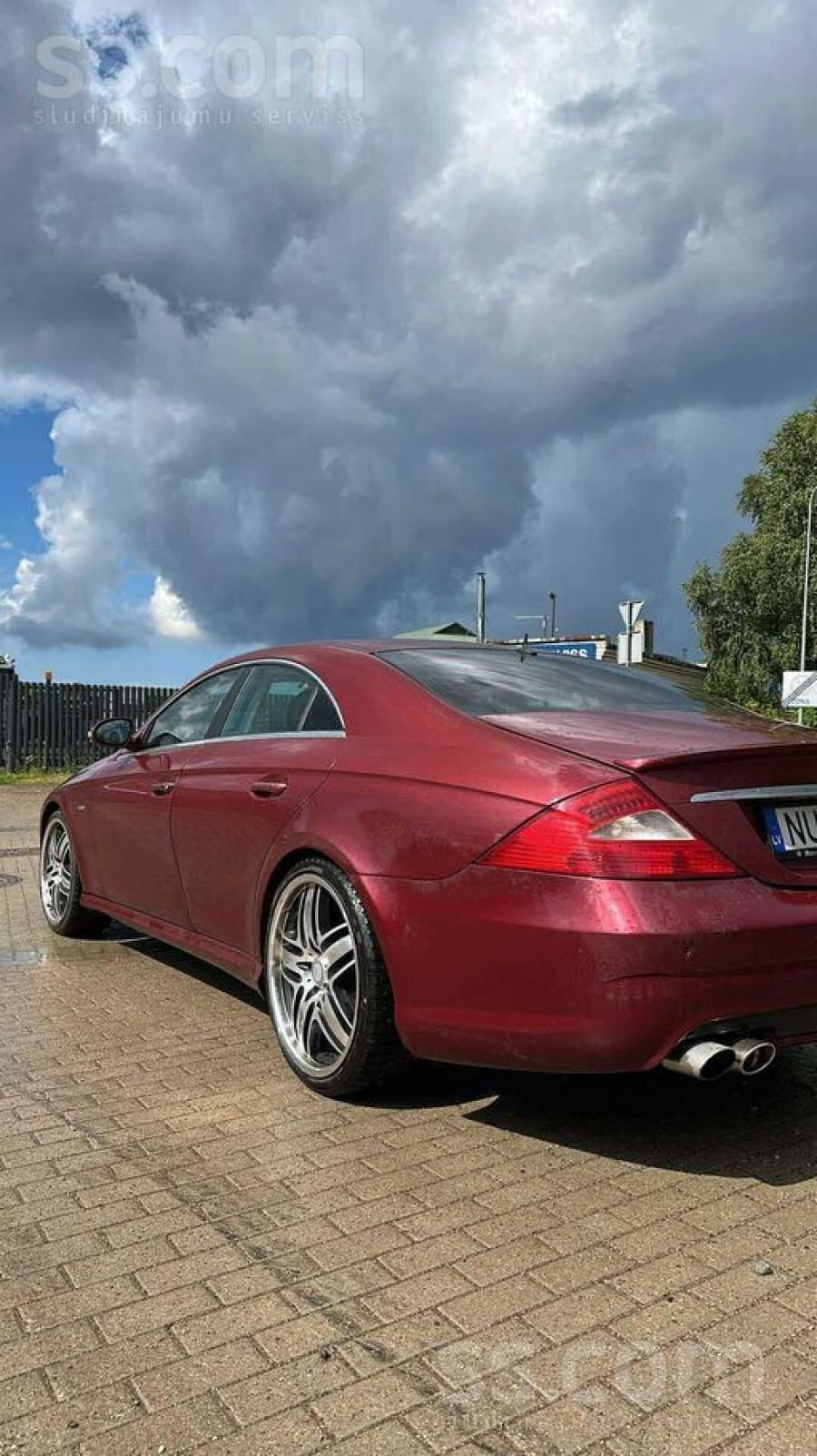 Sarkans Mercedes-Benz CLS 350 2005 Ventspils, ar dzinēja tilpumu 3.50 L un nobraukumu 260 tūkst. km par 4800 €, foto 15 vietnē AUTOMOTO.COM.LV