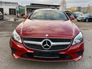 Red Mercedes-Benz CLS 350 2015 in Riga, with an engine capacity of 3.00 L and mileage of 0 thousand km for 16850 €, photo 3 on AUTOMOTO.COM.LV