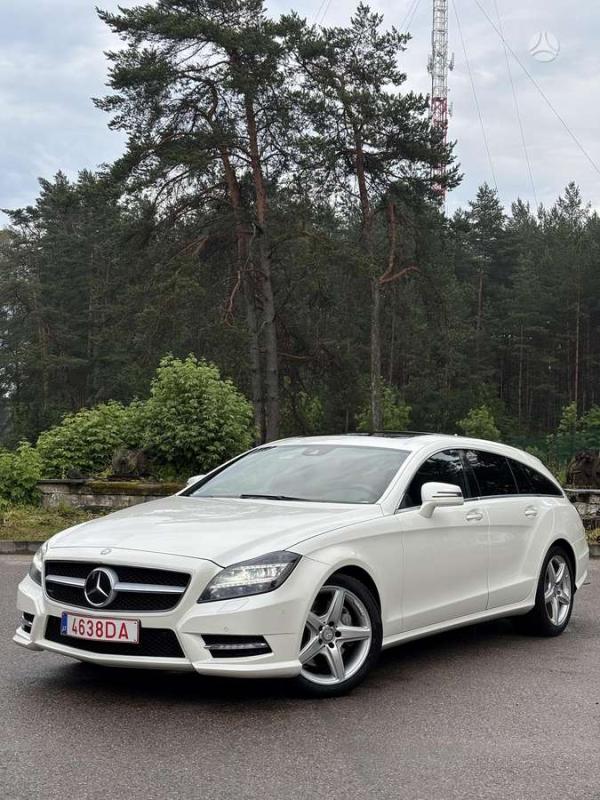 Balts Mercedes-Benz CLS 350 2013 Druskininkai, ar dzinēja tilpumu 2.99 L un nobraukumu 285 tūkst. km par 11999 €, foto 1 vietnē AUTOMOTO.COM.LV