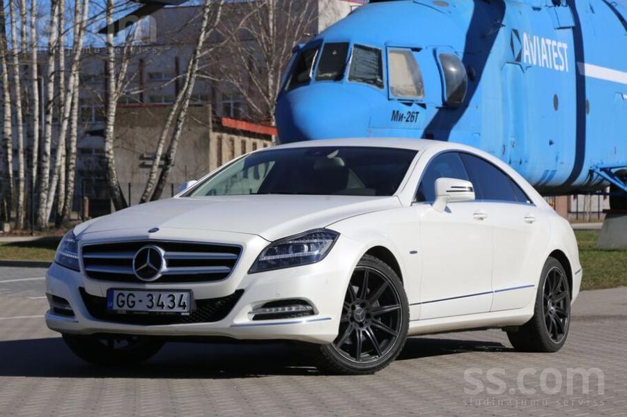 Белый Мерседес ЦЛС 350 2012 в Рига, объемом двигателя 3.50 л и пробегом 260 тыс. км за 13990 €, фото 3 на AUTOMOTO.COM.LV
