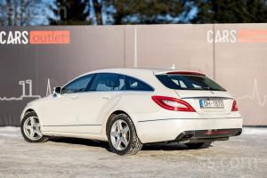 White Mercedes-Benz CLS 350 2012 in Riga, with an engine capacity of 3.00 L and mileage of 356 thousand km for 12990 €, photo 6 on AUTOMOTO.COM.LV