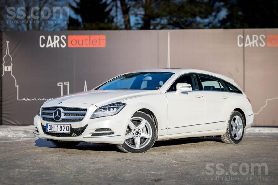 Белый Мерседес ЦЛС 350 2012 в Рига, объемом двигателя 3.00 л и пробегом 356 тыс. км за 10990 €, фото 1 на AUTOMOTO.COM.LV