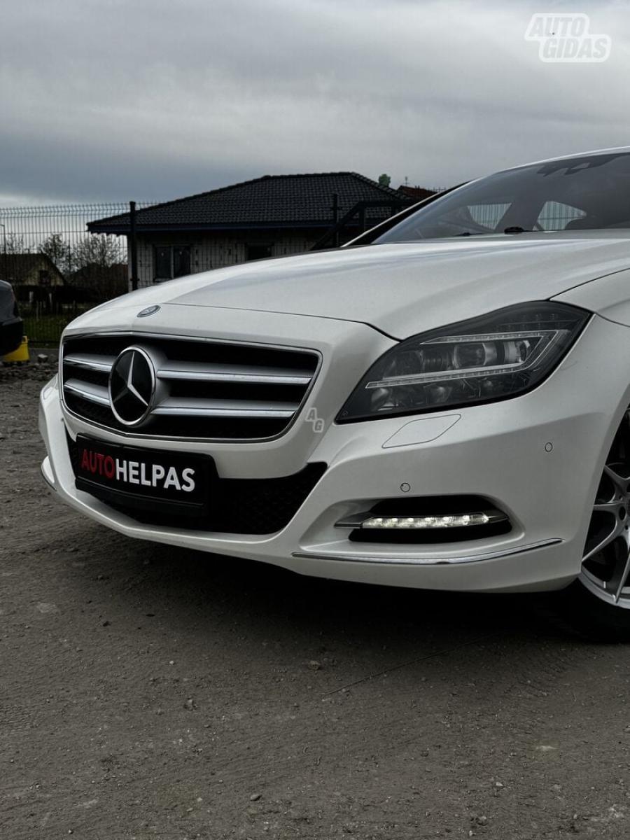 Balts Mercedes-Benz CLS 350 2013 Klaipėda, ar dzinēja tilpumu 3.00 L un nobraukumu 302 tūkst. km par 13499 €, foto 4 vietnē AUTOMOTO.COM.LV