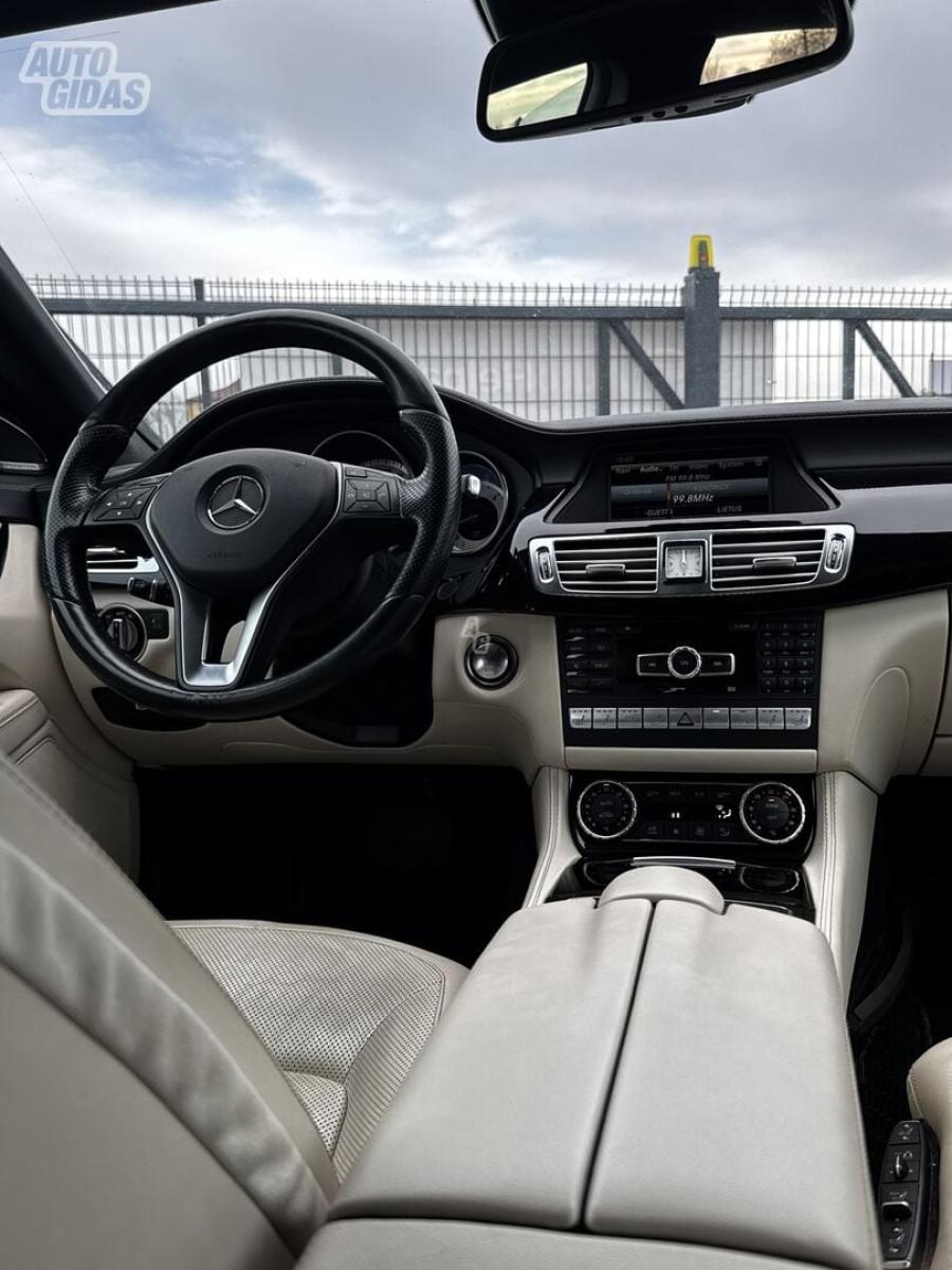 Balts Mercedes-Benz CLS 350 2013 Klaipėda, ar dzinēja tilpumu 3.00 L un nobraukumu 302 tūkst. km par 13499 €, foto 9 vietnē AUTOMOTO.COM.LV