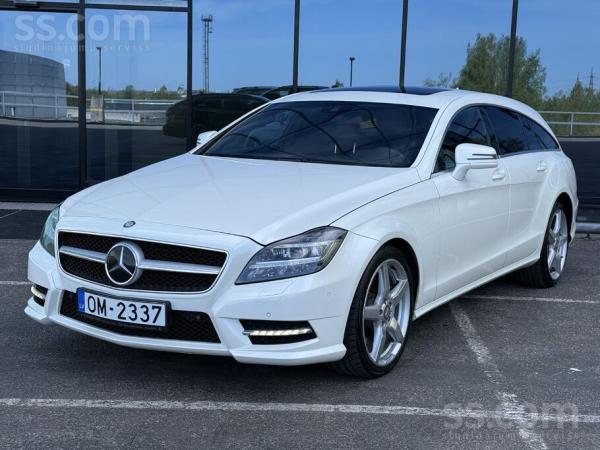 White Mercedes-Benz CLS 350 2013 in Riga, with an engine capacity of 3.00 L and mileage of 0 thousand km for 11250 €, photo 1 on AUTOMOTO.COM.LV