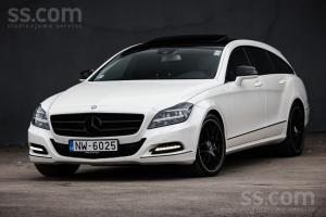 White Mercedes-Benz CLS 350 2013 in Jelgava, with an engine capacity of 3.00 L and mileage of 234 thousand km for 10500 €, photo  on AUTOMOTO.COM.LV