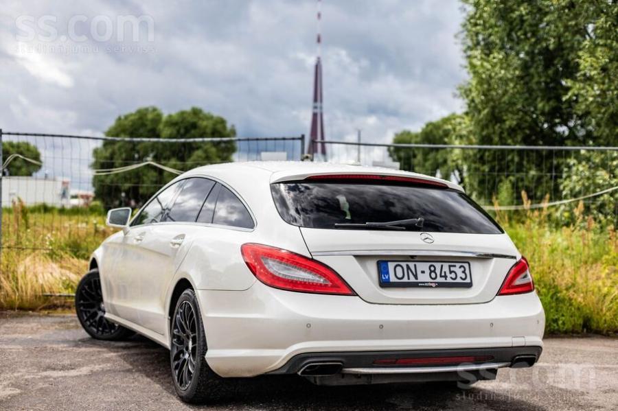 Белый Мерседес ЦЛС 350 2014 в Рига, объемом двигателя 3.00 л и пробегом 306 тыс. км за 14490 €, фото 7 на AUTOMOTO.COM.LV